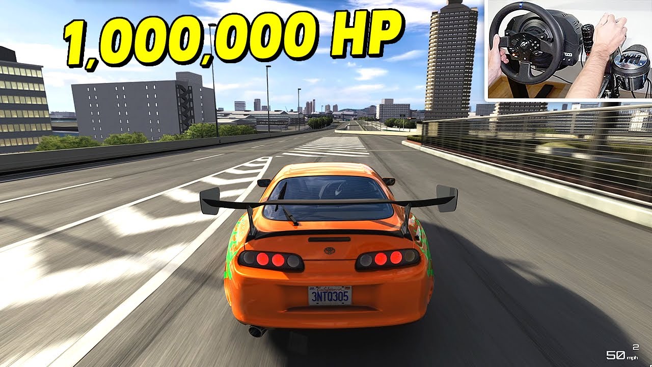 I added 1,000,000 HP to a Supra... - YouTube