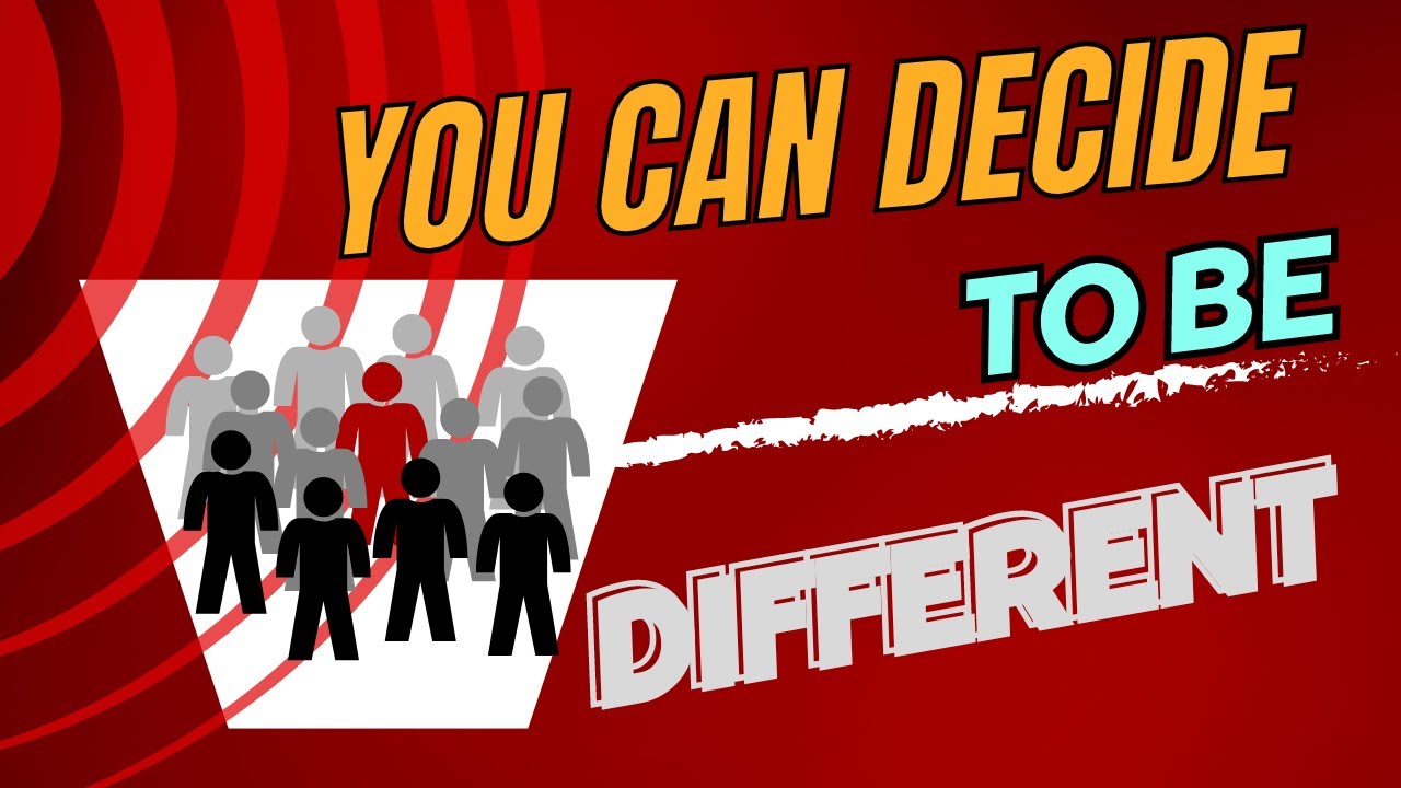 You Can Decide to Be Different in Your Generation - YouTube