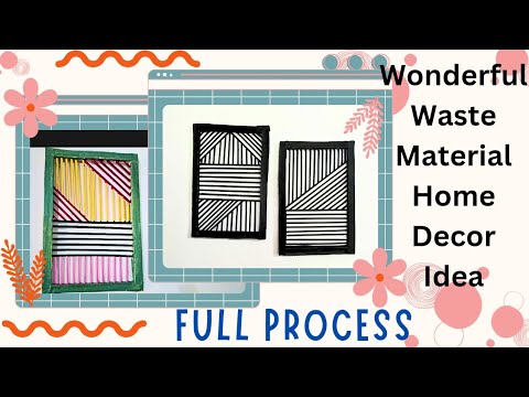 Cardboard Ar Paper Diye kub sohoje banalam darun sundor 🏡Home Decor 🏜 ...