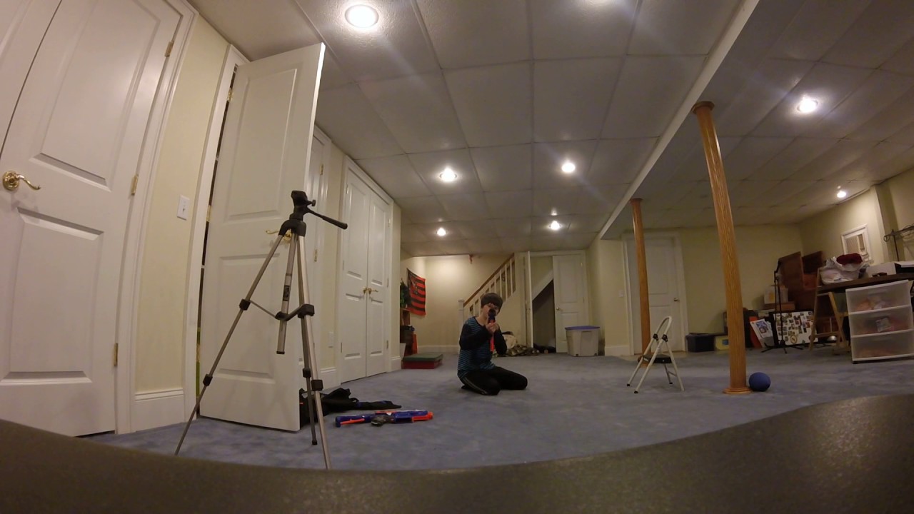 Target Practice on my GoPro with a NERF gun!! - YouTube
