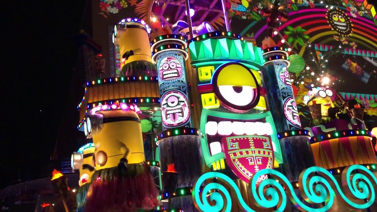 (5/5) USJ ユニバーサル・スペクタクル・ナイトパレード 2018.6.23 Universal Studios Japan ...