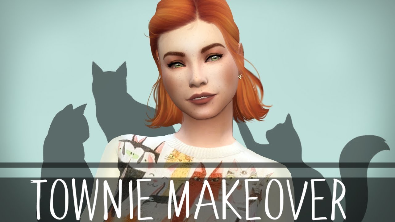 Sims 4 Townie Makeovers: Catarina Lynx - YouTube
