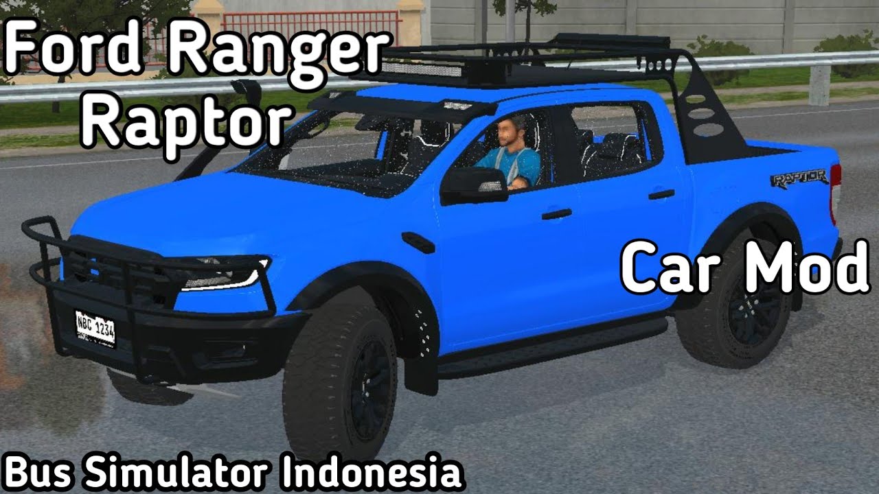 How To Install Ford Ranger Raptor Car Mod In Bussid | Bus Simulator ...
