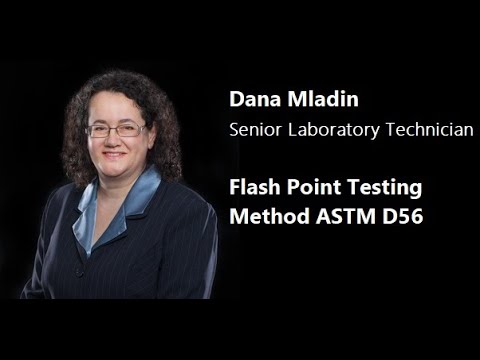 Flash Point Test Method ASTM D56 Tag Closed Cup Tester - YouTube