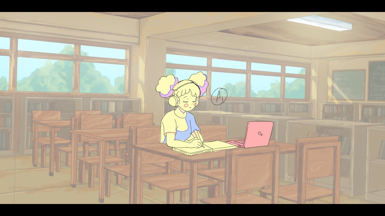 how to animate a simple anime classroom animation - YouTube