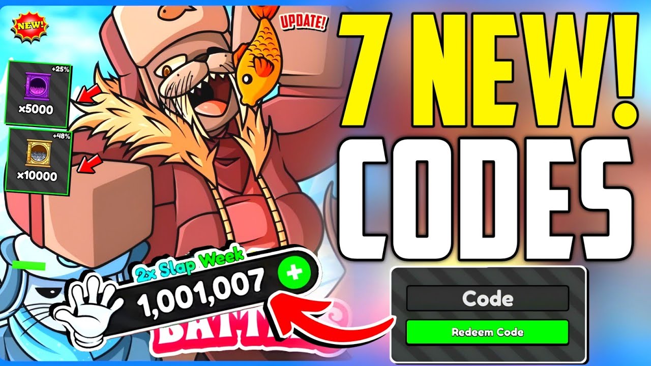 ⚠️UPDATE!💥[CODE]⚠️ SLAP BATTLES ROBLOX CODES OCTOBER 2025 - SLAP ...