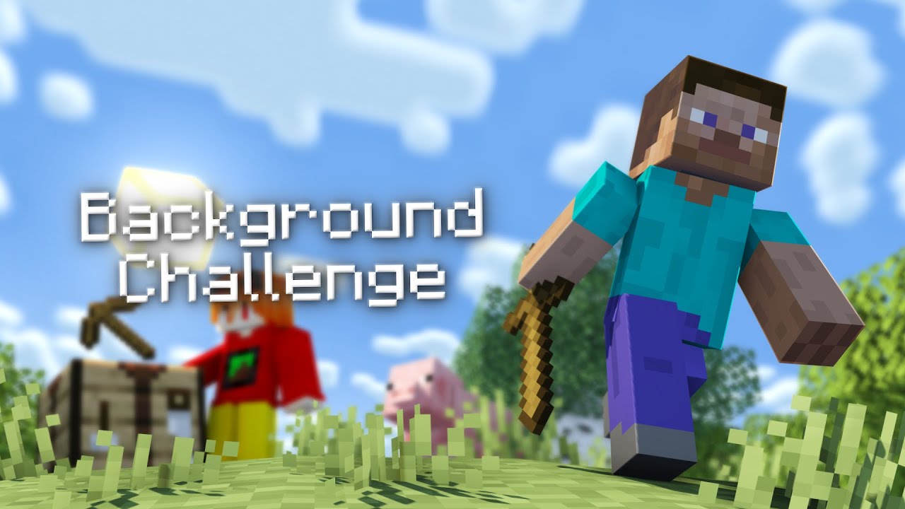 Background Challenge - Minecraft Animation (Collab) - YouTube