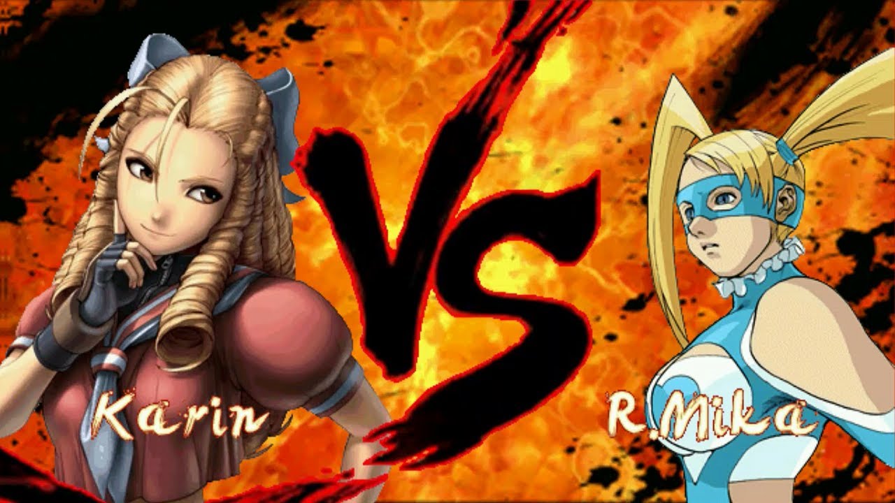 [Street Fighter Mugen] - Karin vs R.mika Fight | #streetfighter #karin ...