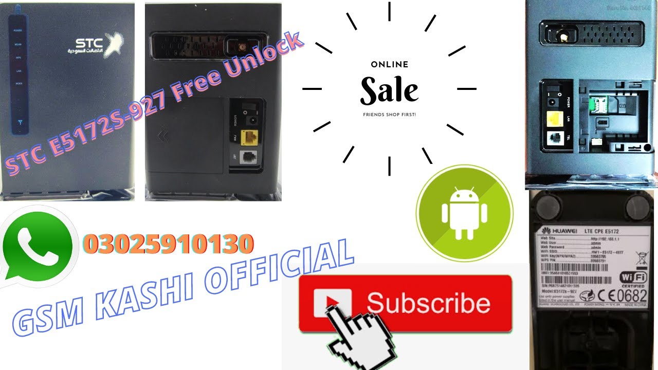 How to Unlock STC E5172S-927 for All Network Sim For Free - YouTube