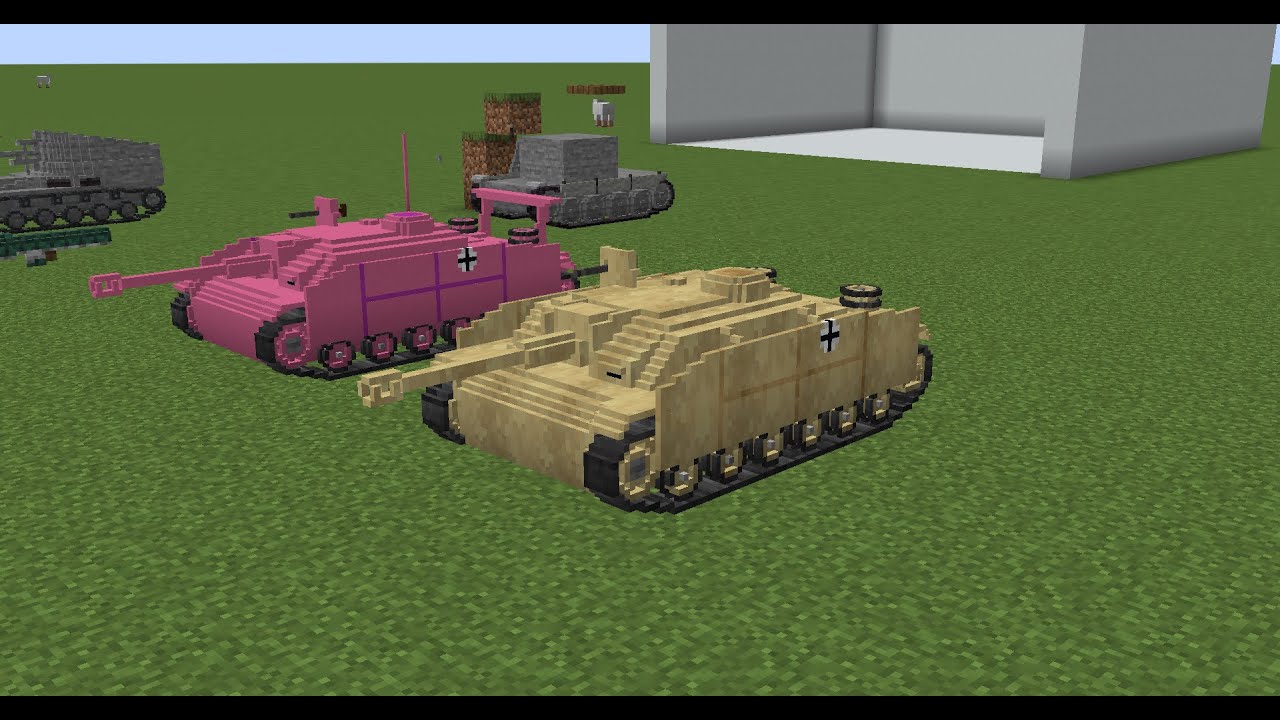 Making tanks in Minecraft. Join me - YouTube