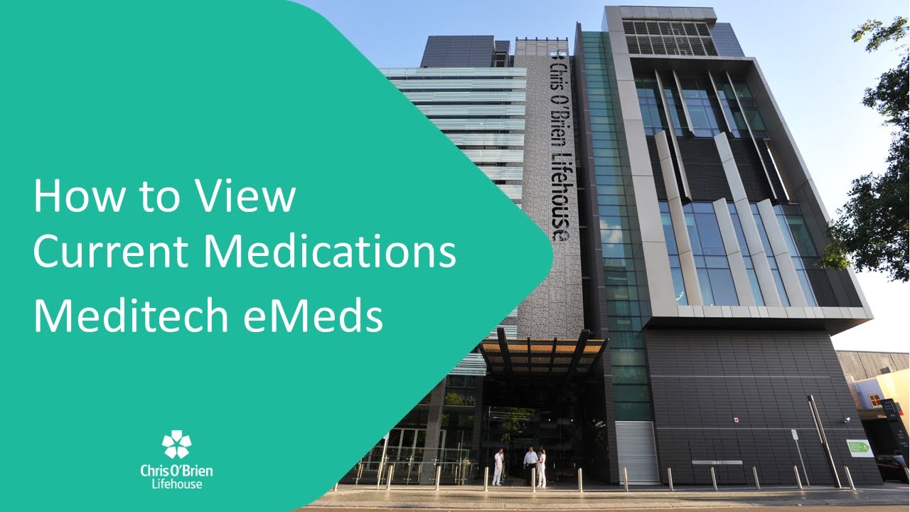 How to View Medications - Nurses - Meditech eMeds - YouTube
