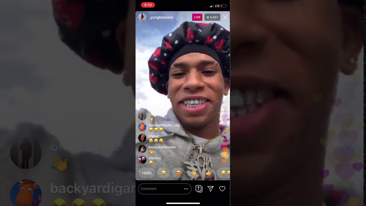 NLE choppa & blasian live 3/27/20 - YouTube