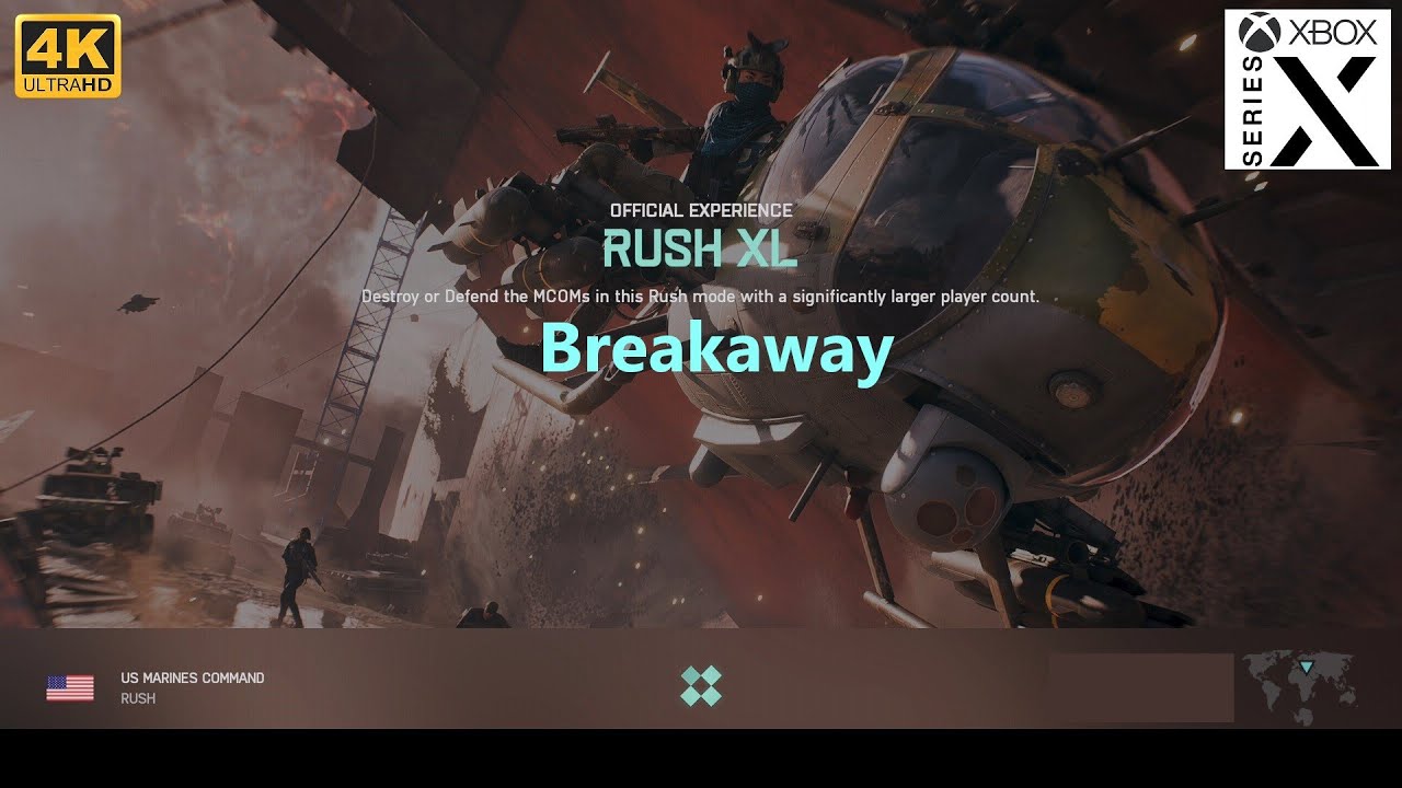 [4K] Battlefield 2042 Rush XL on Breakaway. Defense - YouTube