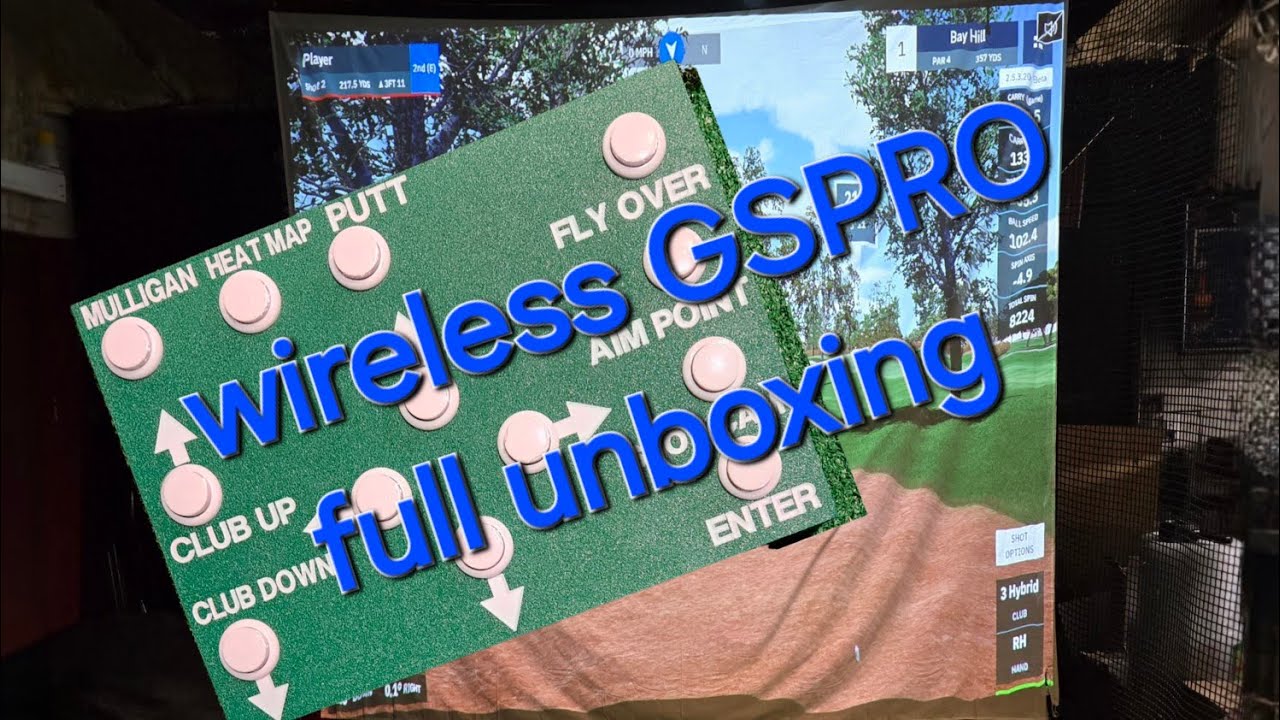 GSPRO Wireless control box unboxing and full set up. - YouTube