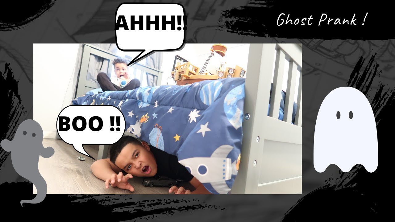 Ghost under the bed prank & Mini Vlog **MUST SEE PRANK** - YouTube