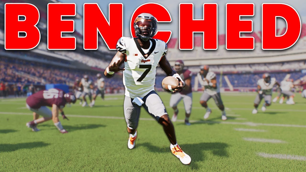 OUR QB GETS BENCHED?! | College Football 25 Dynasty, EP32 - YouTube