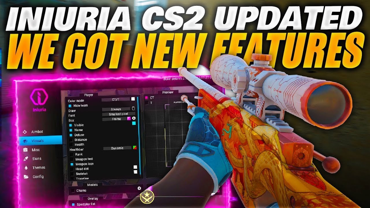 CS 2 Iniuria Crack | 2025 | Aimbot + Wallhack + Skin Changer ...