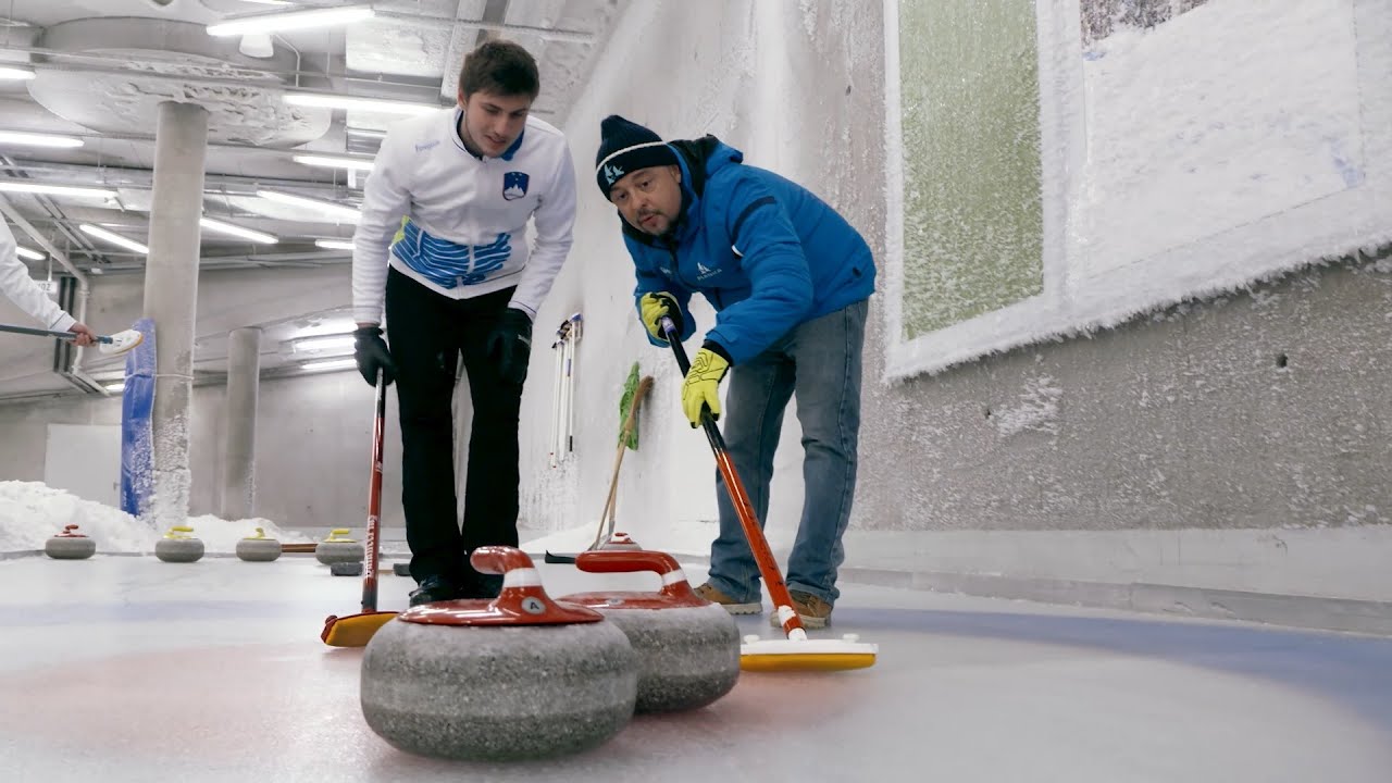 CURLING V PLANICI (MAKIJEVA ZGODBA) // CURLING IN PLANICA (MAKI'S STORY ...