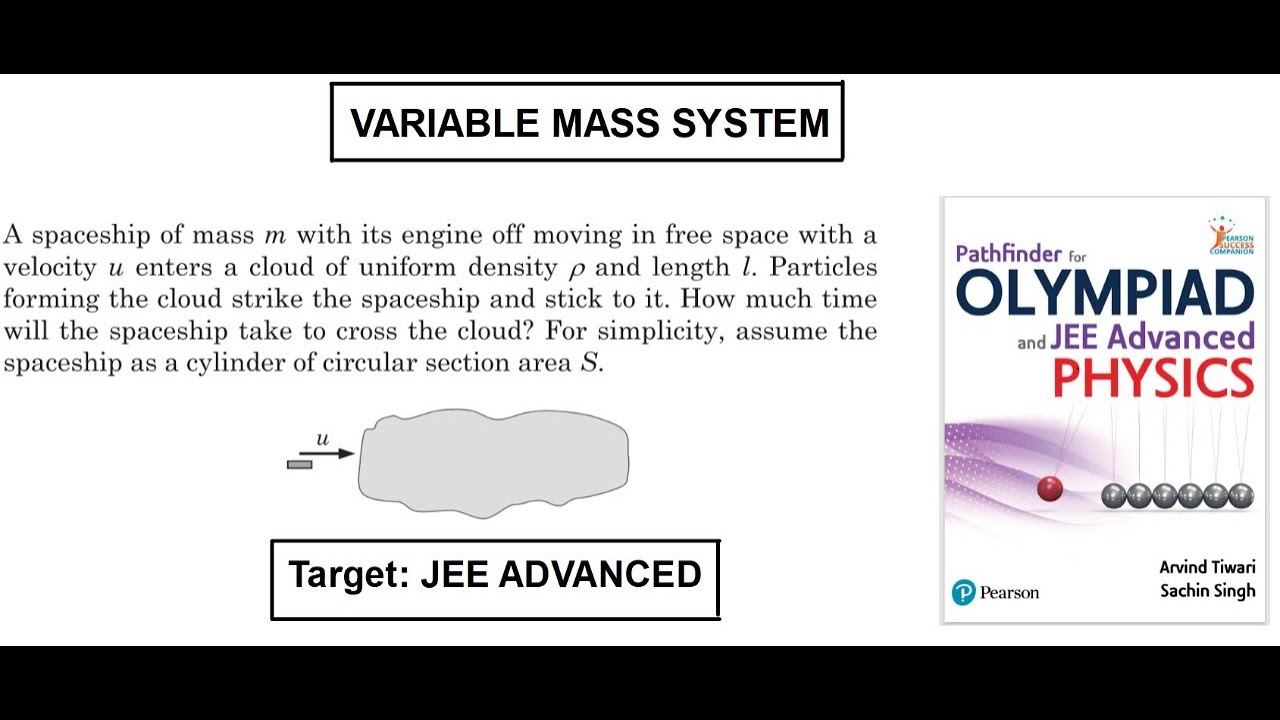 VARIABLE MASS SYSTEM _ time taken by spaceship to cross a cloud of dust ...