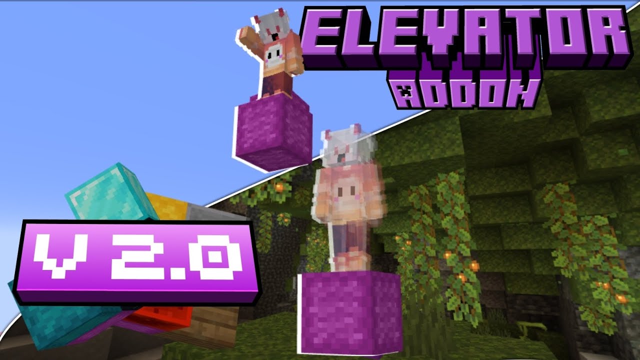 Elevator Addon V2.0 || Minecraft - YouTube
