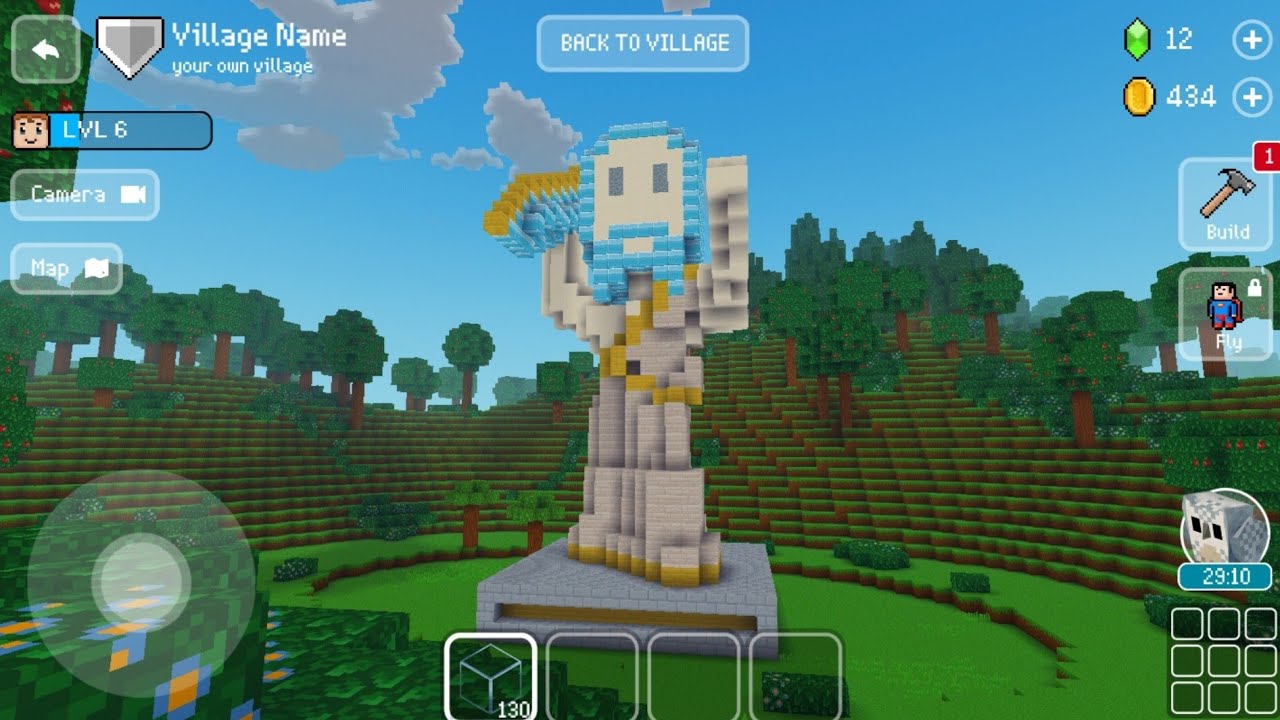 Block Craft 3D game #57 (Statue of Zeus) - YouTube