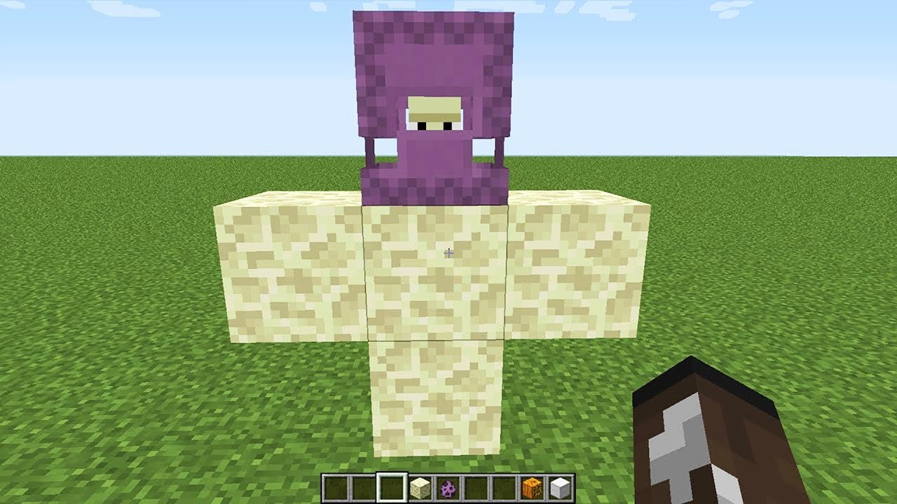 what if you create a NEW MUTANT SHULKER GOLEM in minecraft - YouTube