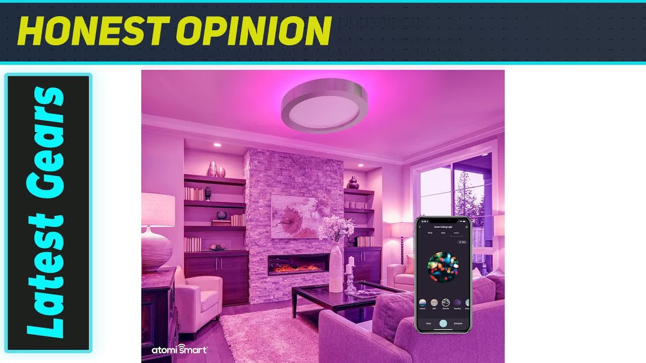 Atomi Smart Ceiling Light: The ONLY Smart Light You Need? - YouTube