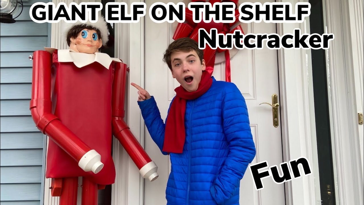 BUILDING A 6FT TALL ELF ON THE SELF NUTCRACKER!! POSEABLE! - YouTube