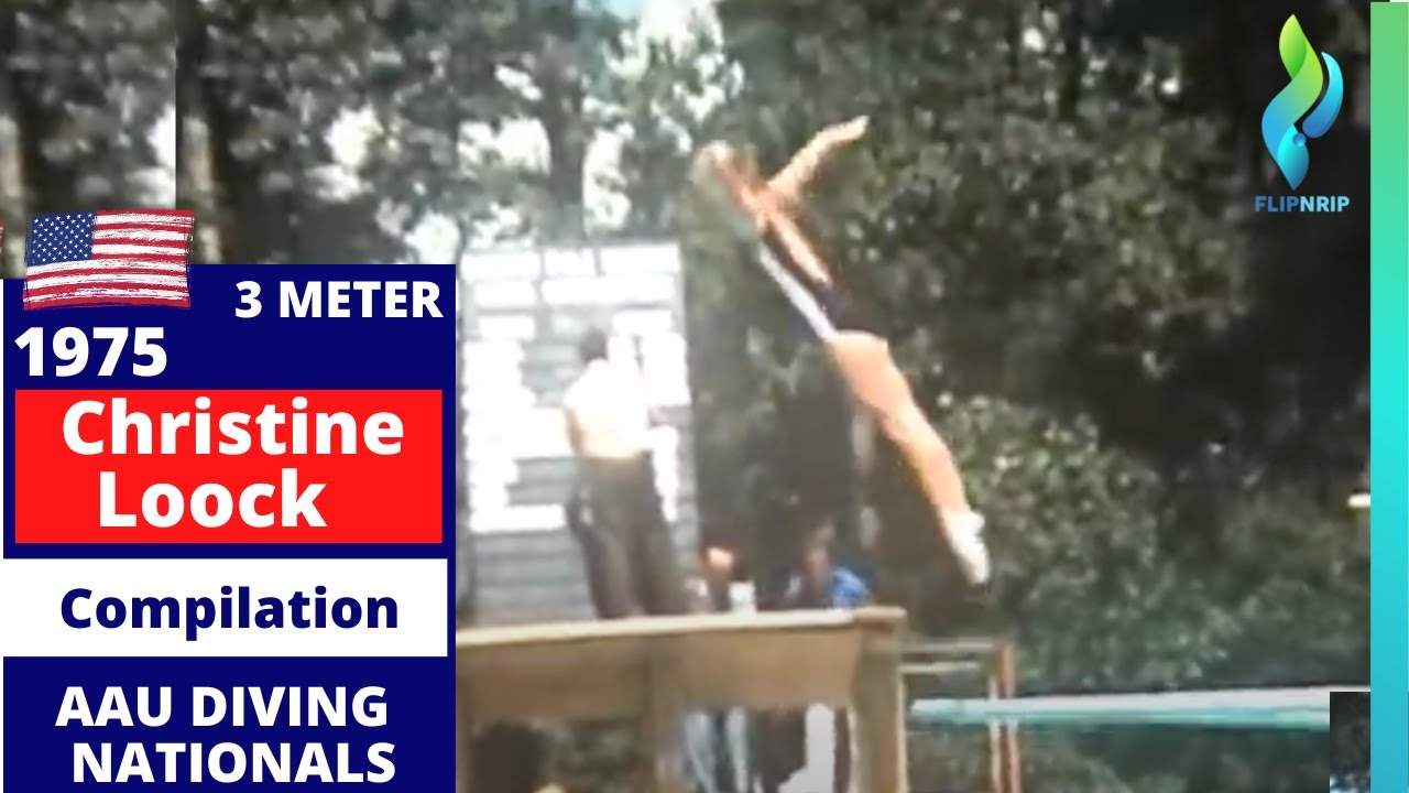1975 Christine Loock AAU Diving Nationals Women 3 Meter Diving in the ...