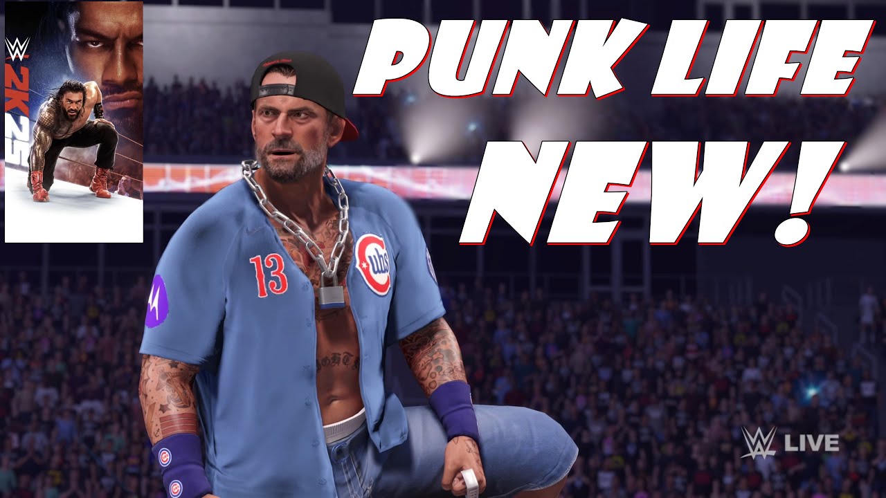 NEW CM Punk "PUNK LIFE" in WWE 2K25 | How To Get Punk Life In WWE 2K25 ...