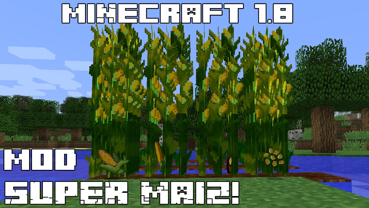 Minecraft 1.8 MOD SUPER MAIZ! Simple Corn Mod Español! - YouTube