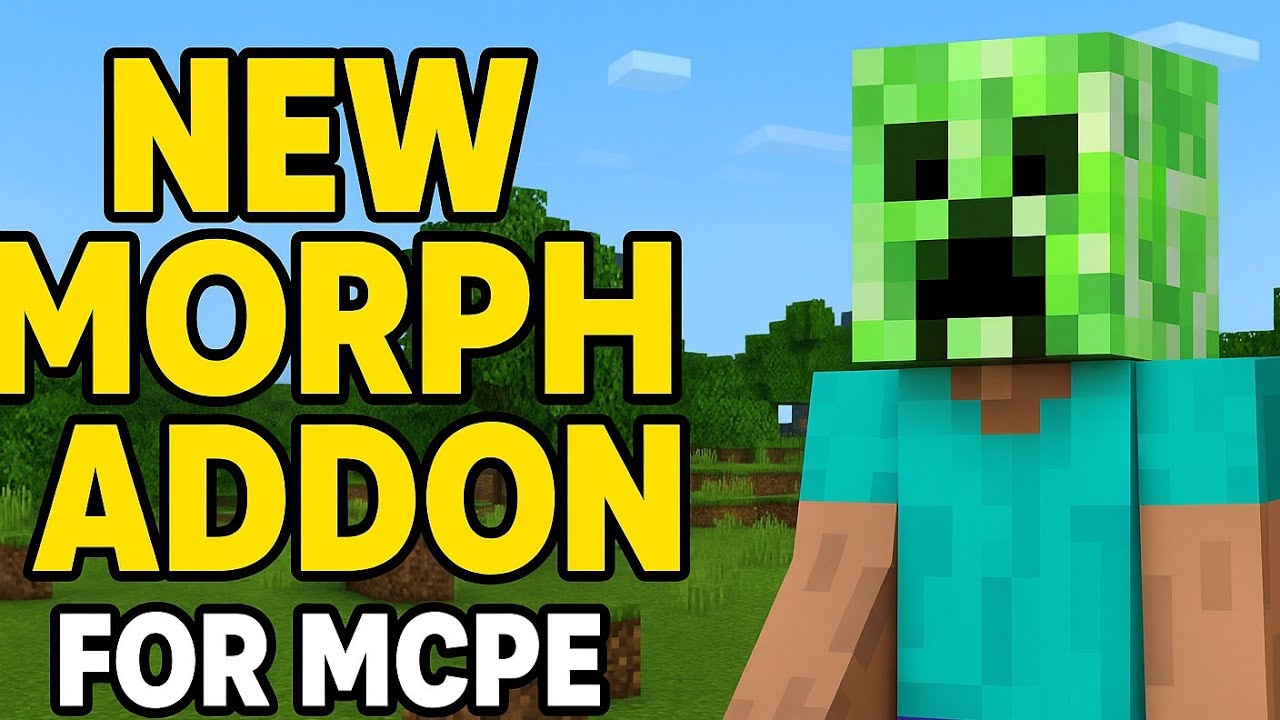 This Morph Addon Changes Everything in Minecraft PE 1.21+ | Best Morph ...
