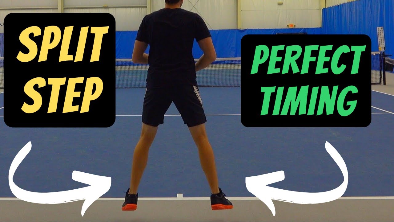 Perfect Tennis Split Step Timing - YouTube