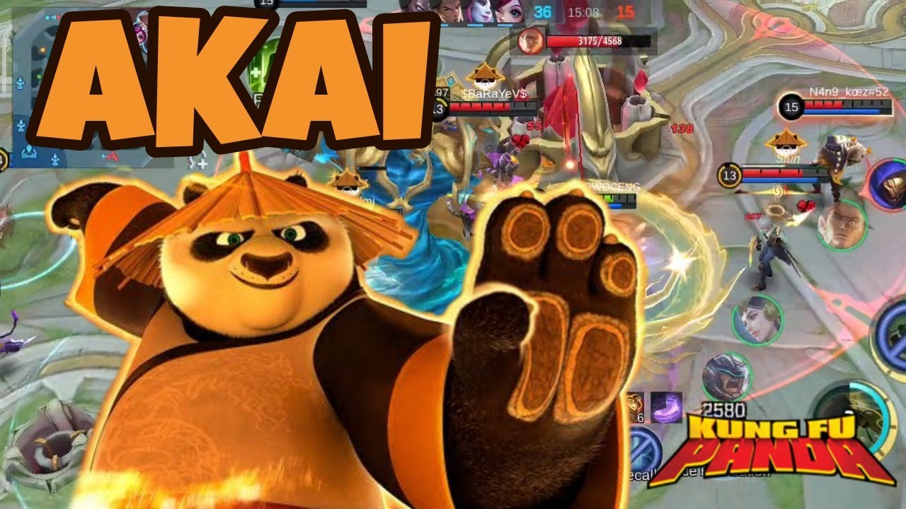 REVIEW SKIN KUNGFU PANDA AKAI, EFEKNYA MAHAL !! | MOBILE LEGENDS - YouTube