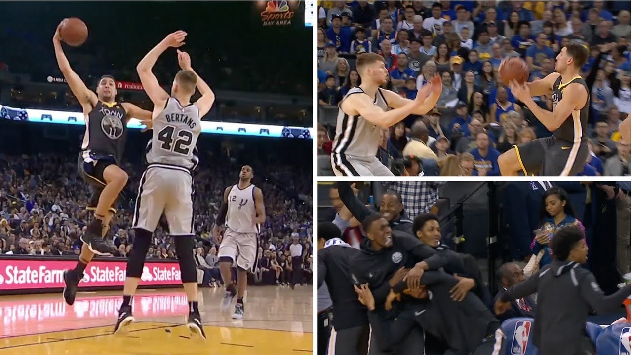 CHINA KLAY - Warriors vs Spurs - YouTube