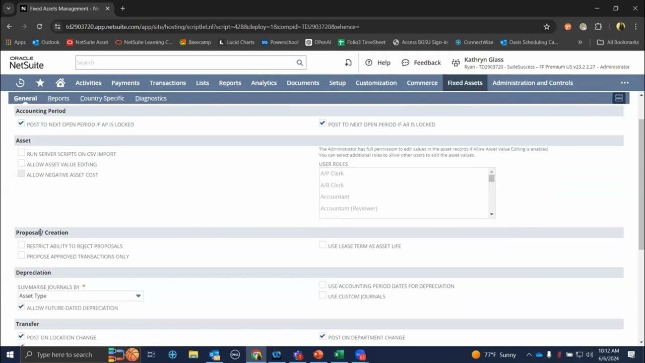 NetSuite Fixed Asset Module - YouTube