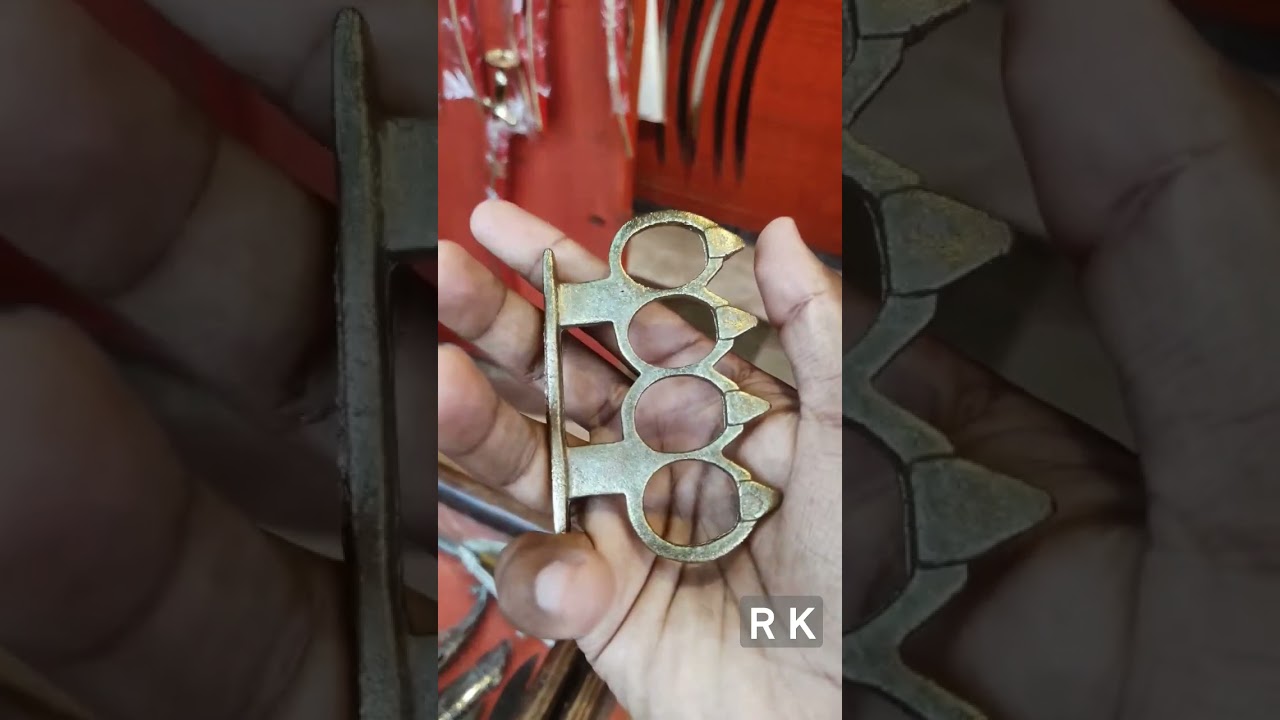 Amezing Brass Knuckle Duster Punch 👊 | Here To ⚔️ INDIAN Sword Market ⚔ ...
