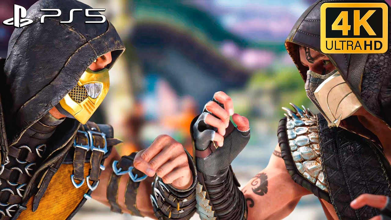 (MKX) SCORPION VS REPTILE (VERY HARD) | PS5 | 4K60FPS ULTRA HD | HDR ...