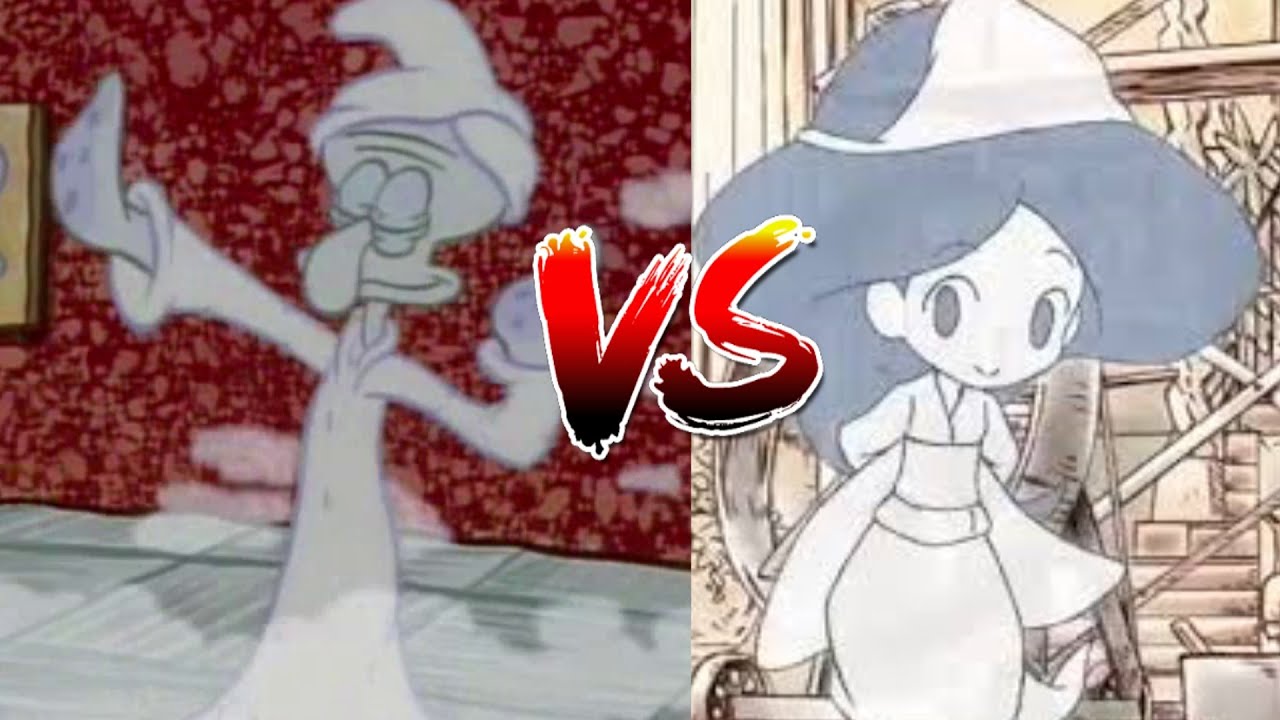 squidward the unfriendly ghost vs moses supposes - YouTube