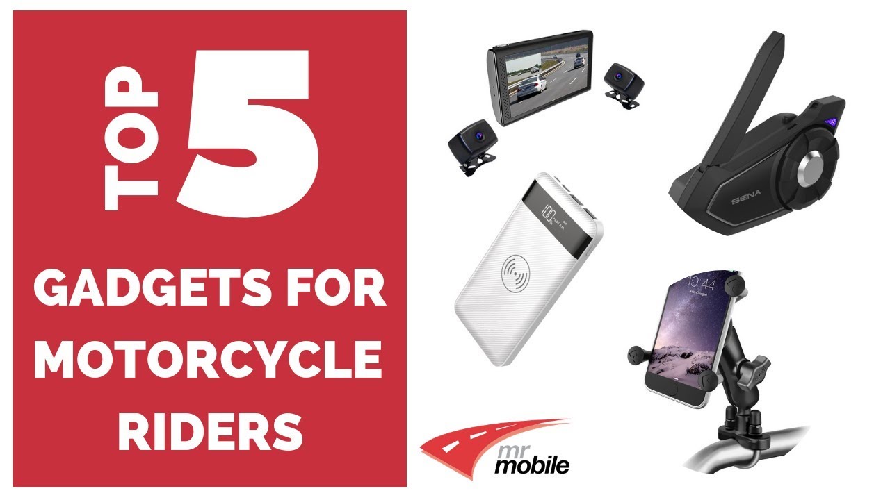 Top 5 Gadgets for Motorcycle Riders 2018 | Mr Mobile Australia - YouTube