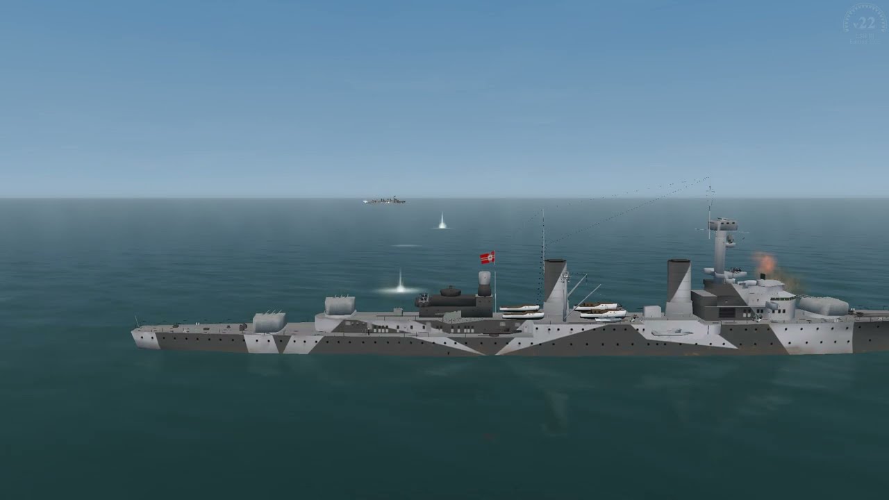 DKM Königsberg Vs USS Omaha (CL-4) | Warship Battle - LSH3 - YouTube