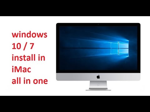 (IMac) Windows 7 & 10 installation on IMac All in one 27inch. - YouTube