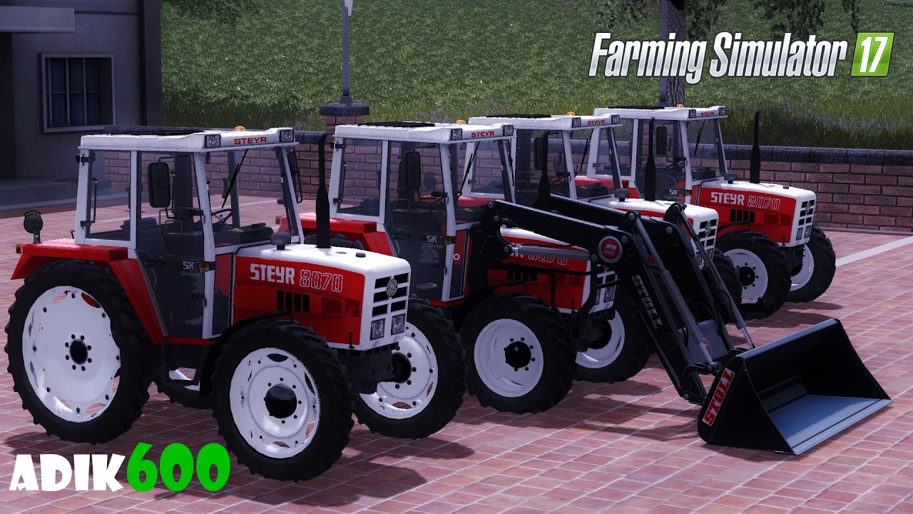 FS17 Mod Test #2 Steyr 8070A SK2! LS17 HD ! - YouTube