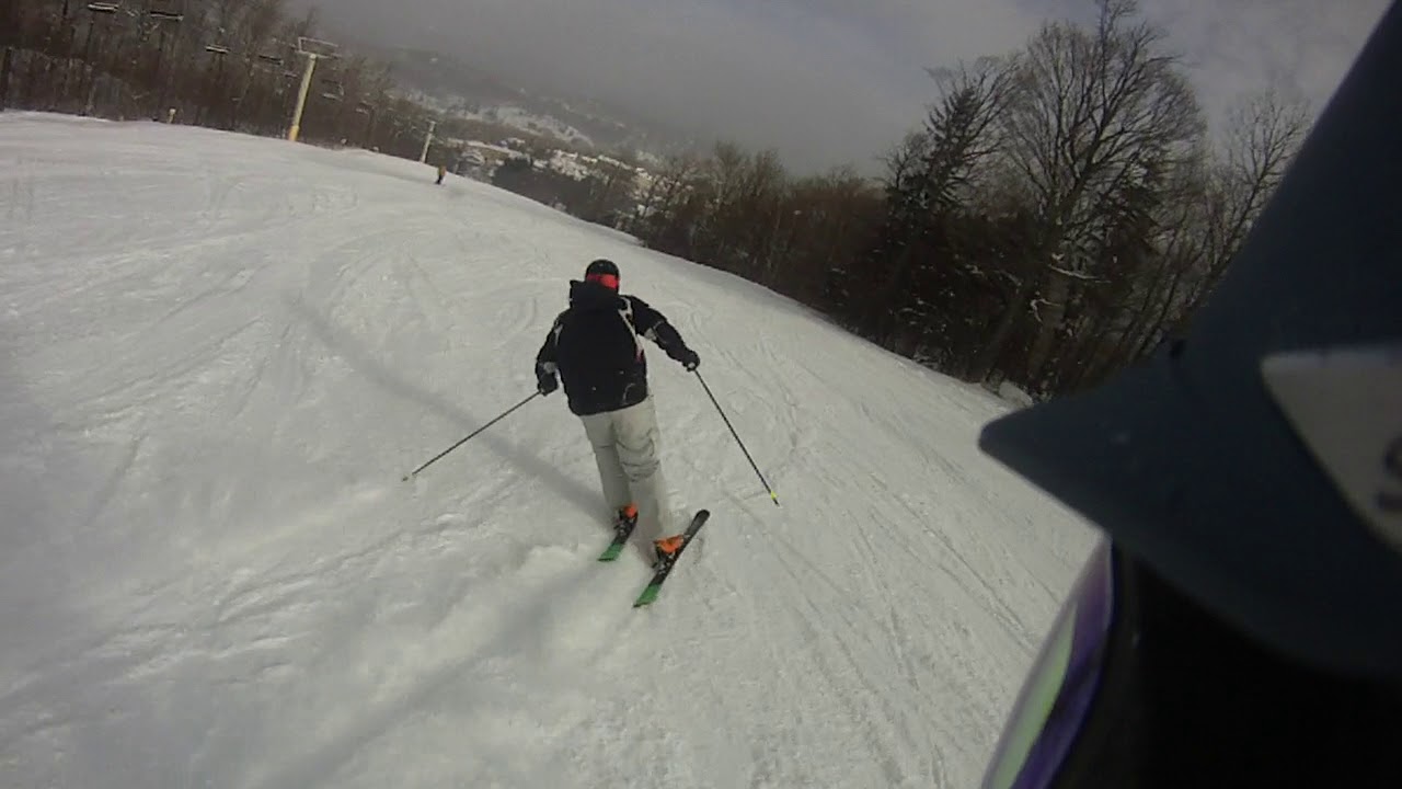 02/06/18 The Big Man with SkiHaus Ryan tipping Elan Element 78. - YouTube