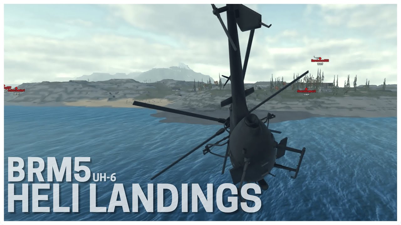 Heli Landings with the UH-6 (BRM5) - YouTube