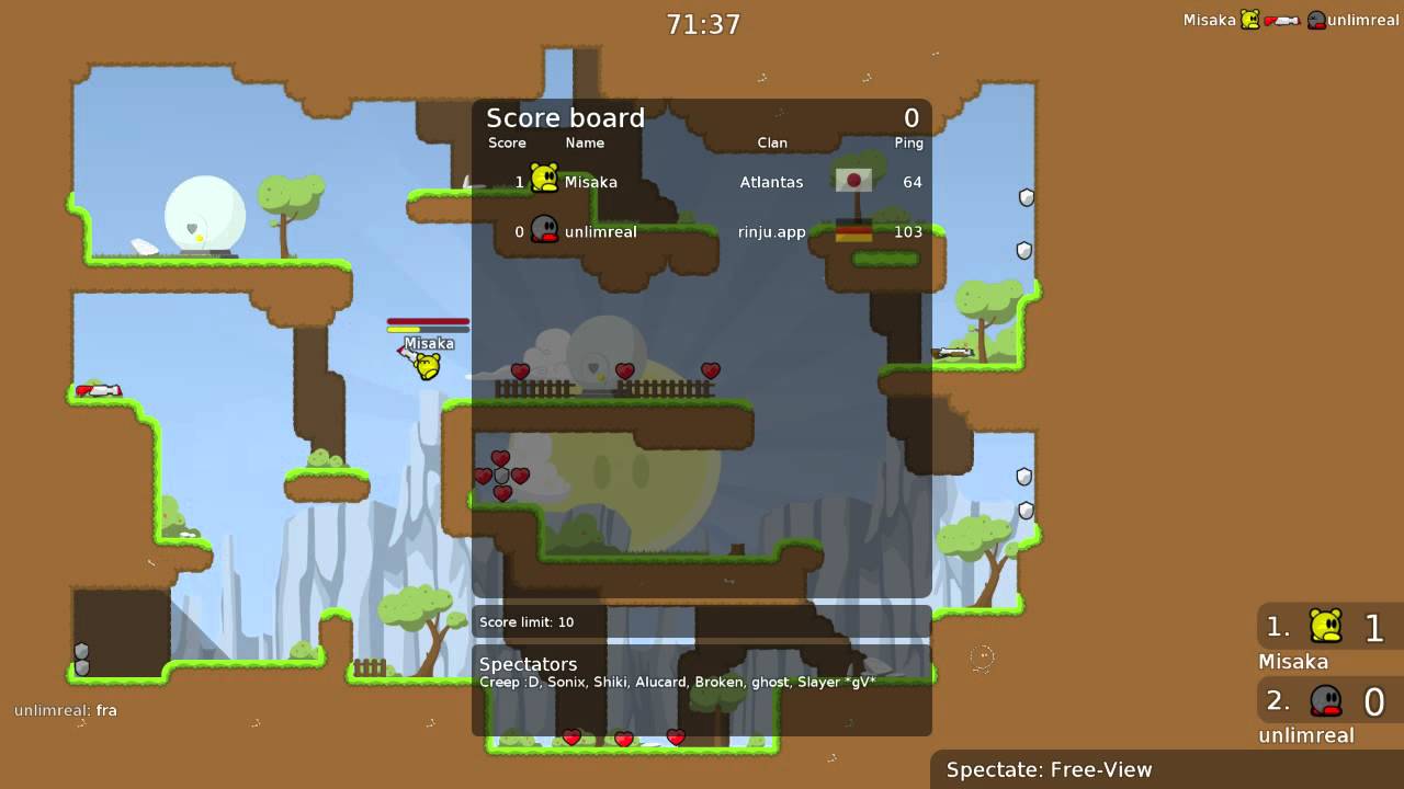 Teeworlds Tournaments #1 Part6 - YouTube