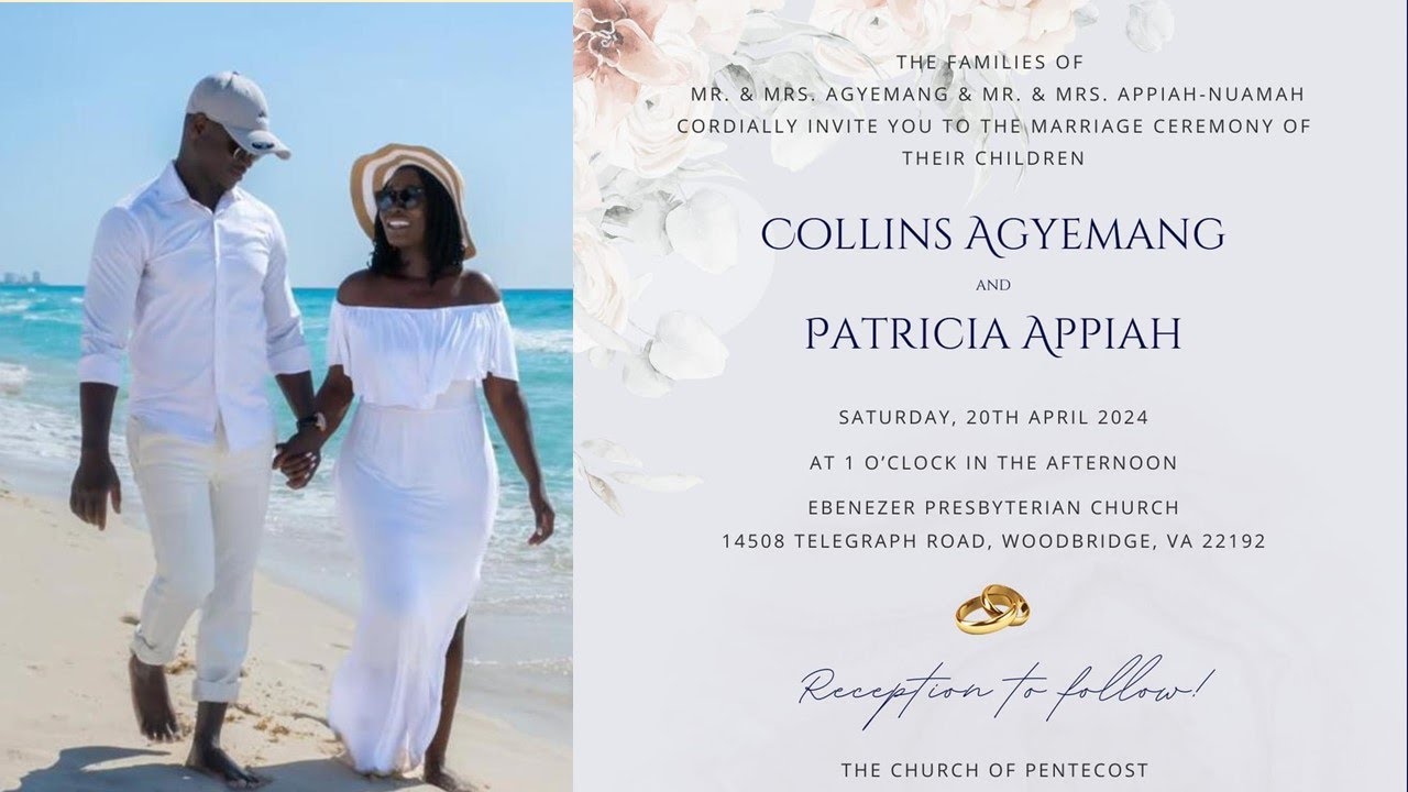 The Wedding Ceremony of Collins Agyemang and Patricia Appiah - YouTube