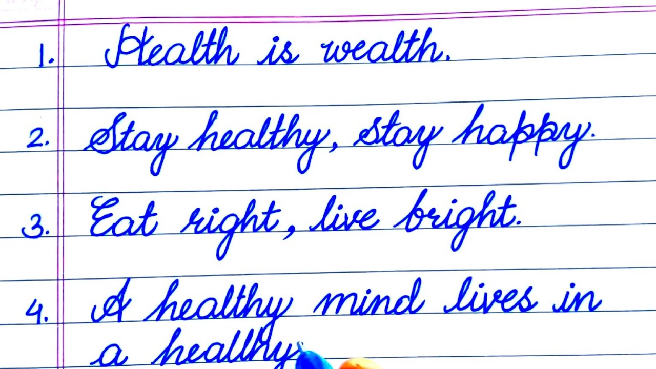 Quotes on Save water | Cursive Writing | Cursive writing for beginners ...
