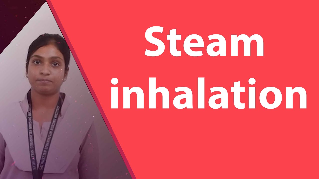 How to do steam inhalation properly - YouTube