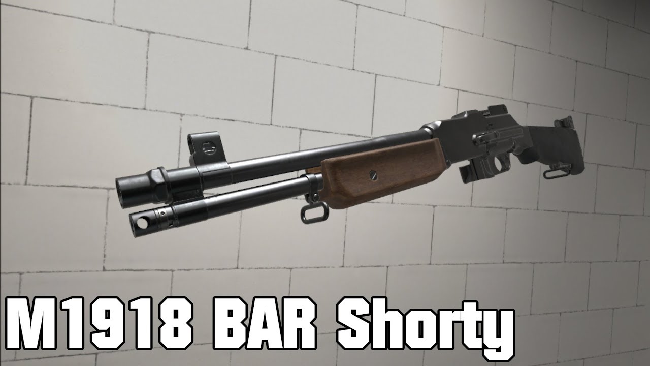 M1918 BAR Shorty - H3VR - YouTube